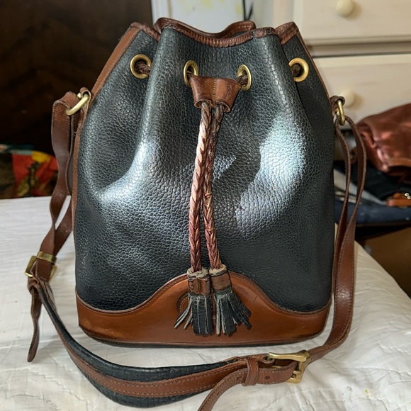 Dooney & Bourke | Bags | Dooney And Bourke Vintage Drawstring Leather ...